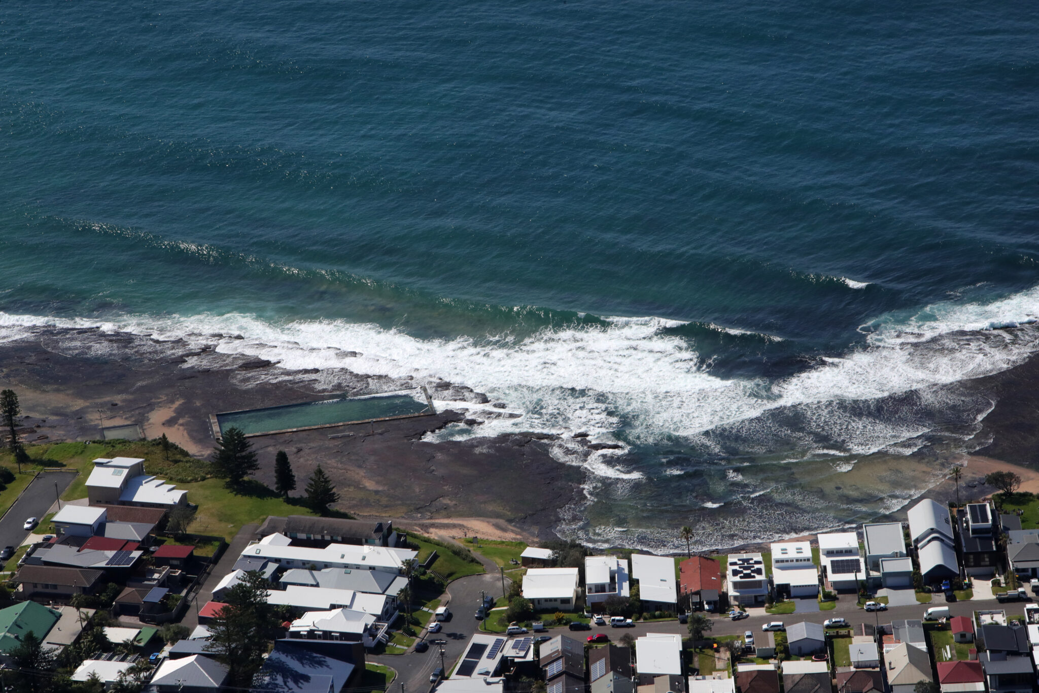 Ocean rock pools in Wollongong
